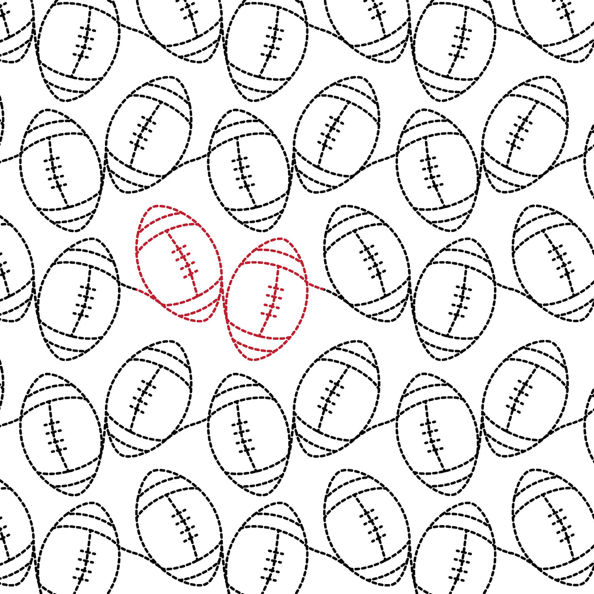 ABM Football Edge to Edge Pattern – INNOVA Longarm